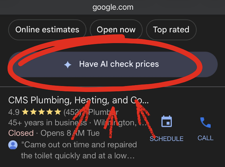 Google’s “Have AI Check Prices” Feature Is Changing Local SEO